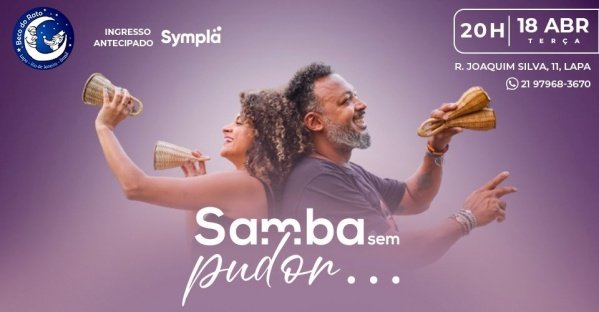 Samba sem pudor em Rio de Janeiro - Sympla