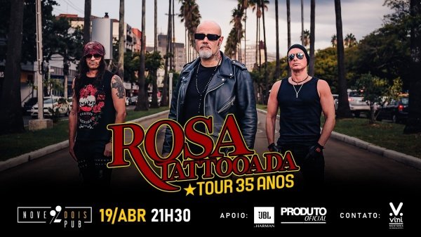 Rosa Tattooada *Tour 35 Anos em Porto Alegre - Sympla