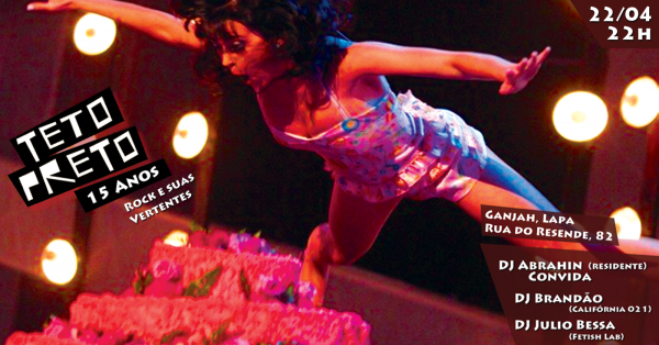 Festa Teto Preto - 15 Anos em Rio de Janeiro - Sympla