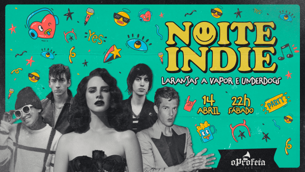 Noite Indie c/ Laranjas a Vapor e Underdogs em Mogi Guaçu - Sympla