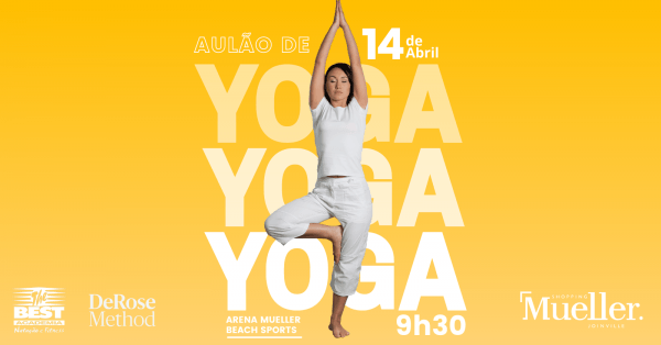 Aulão de Yoga na Arena Mueller Beach Sports em Joinville - Sympla