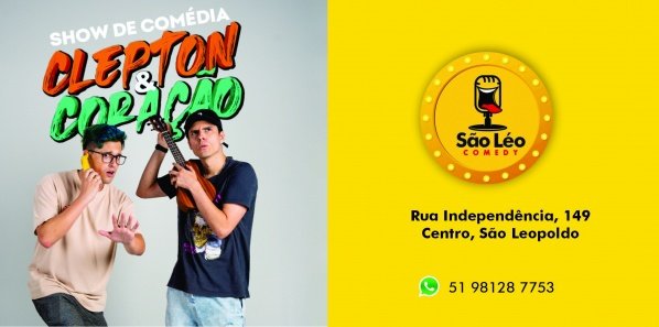 ÉRICK CLEPTON E JULIANO CORAÇÃO em São Leopoldo - Sympla