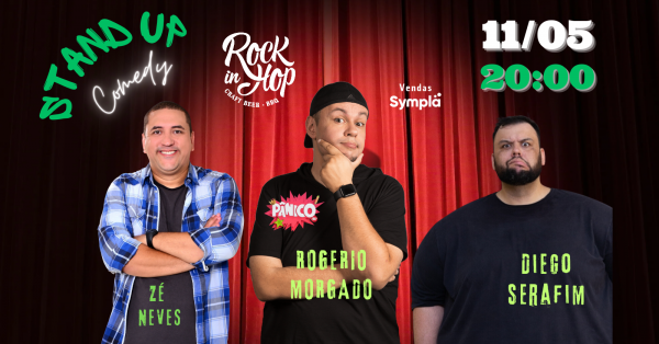 Stand Up- Rogerio Morgado e convidados em Campinas - Sympla