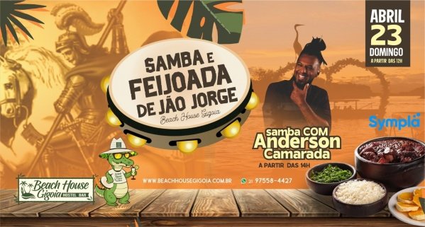 Feijoada com Samba de SÃO JORGE em Rio de Janeiro - Sympla