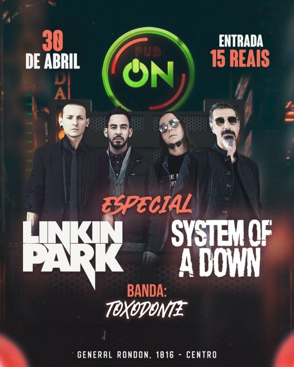 Especial Linkin Park e System Of a Down em Macapá - Sympla