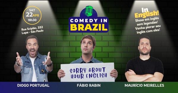 Comedy in Brazil (In English) em São Paulo - Sympla