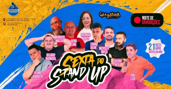 Sexta do Stand Up. em Fortaleza - Sympla