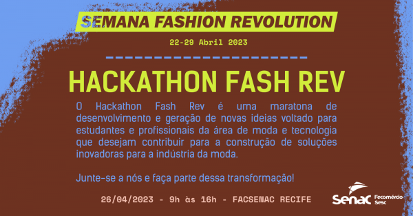 Hackathon Fash Rev em Recife - Sympla