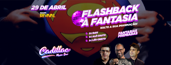 FlashBack à Fantasia do Cadillac Music Bar em Santos - Sympla