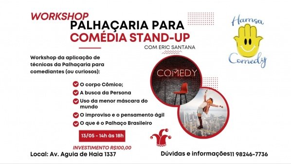 Workshop Palhaçaria Para Comédia Stand Up Em São Paulo Sympla