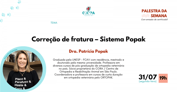 Correção de fratura – Sistema Popak - online - Sympla