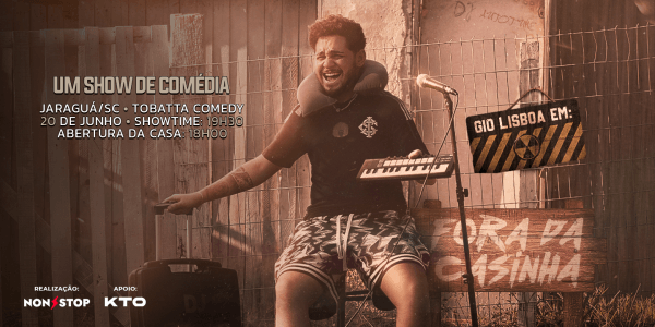 GIO LISBOA: UM SHOW DE COMÉDIA em Jaraguá do Sul - Sympla