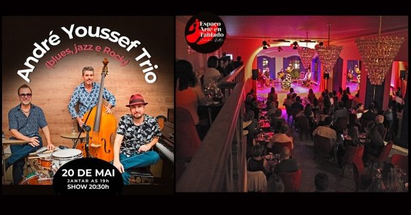 Show André Youssef Trio - Blues Jazz Rock em Itu - Sympla