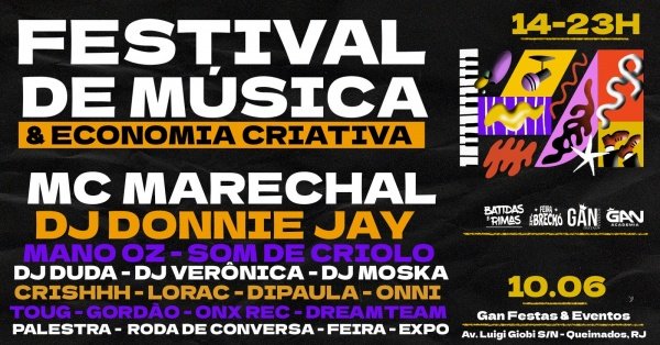 MC MARECHAL NO FESTIVAL DE MÚSICA E ECONOMIA CRIATIVA 2023 em Queimados ...