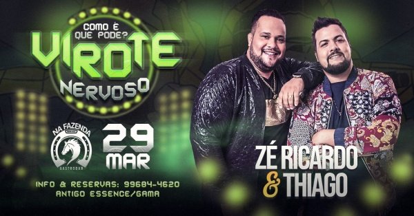Virote Nervoso - Como é que pode? em Brasília - Sympla