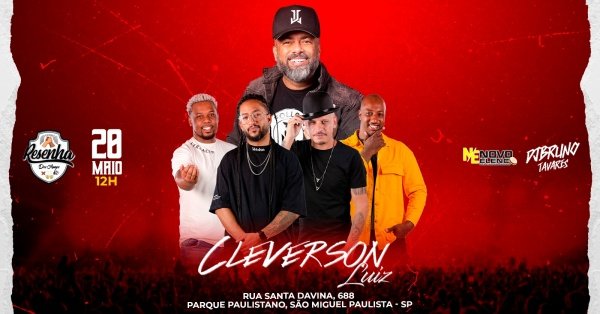 Cleverson Luiz na Resenha em São Paulo - Sympla