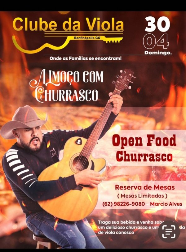 CLUBE DA VIOLA SHOW DANIEL GOMES em Bonfinópolis - Sympla