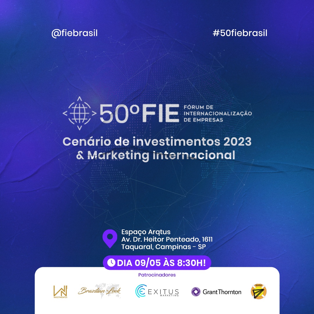 50° FIE - Cenário de Investimentos 2023 & Marketing Digital ...