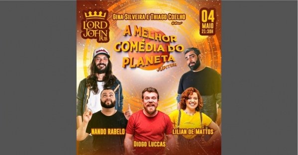 A Melhor Comédia do Planeta Júpiter em Rio de Janeiro - Sympla