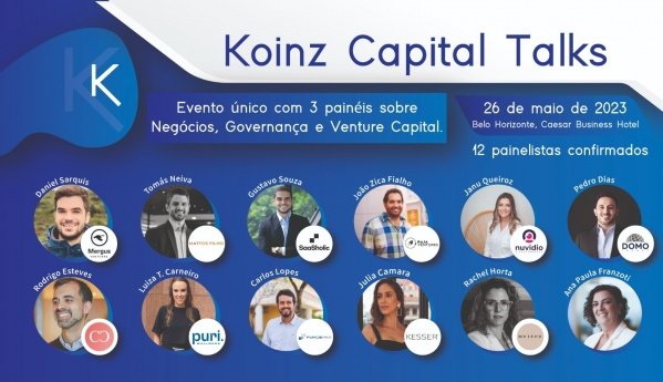 Koinz Capital Talks 2023 em Belo Horizonte - Sympla