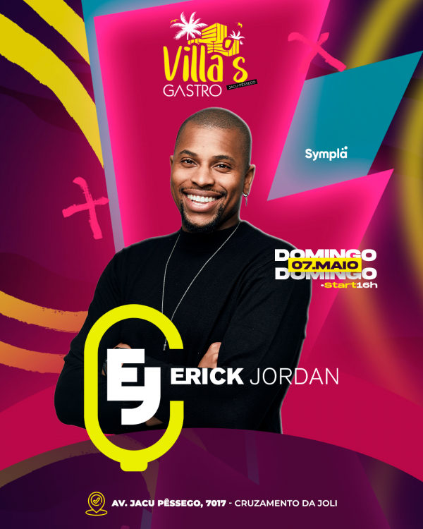 Show Erick Jordan em São Paulo - Sympla