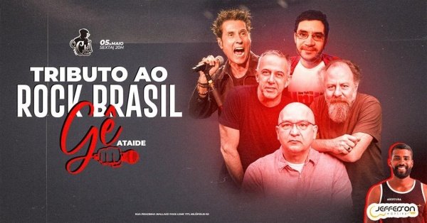 GÊ ATAIDE - TRIBUTO AO ROCK BRASIL em Nilópolis - Sympla