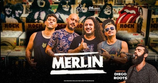 BANDA MERLIN - ABERTURA DIEGO ROOTS em Nilópolis - Sympla