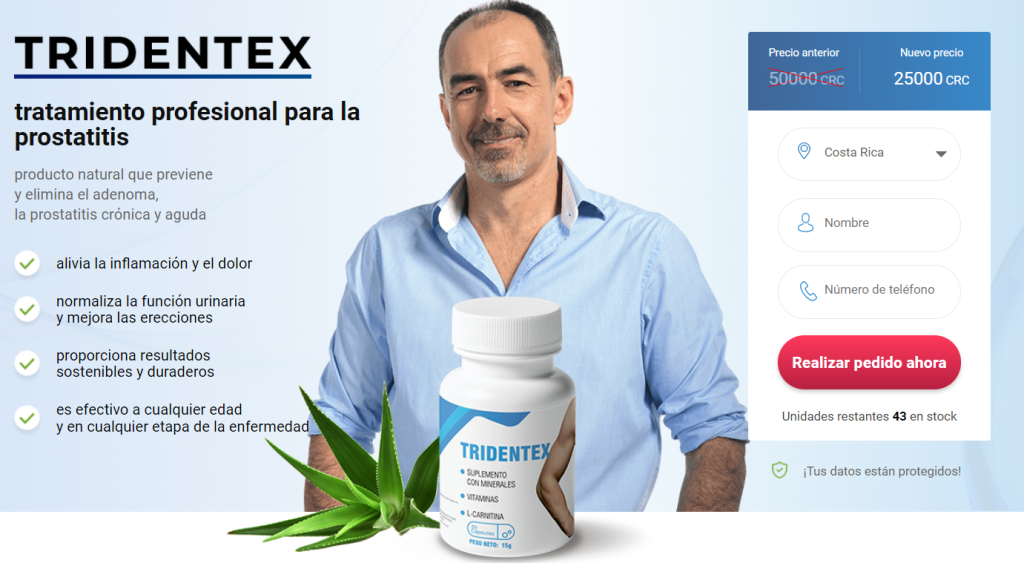 Tridentex Capsula contra la prostatitis, Reseñas, Beneficios, Precio ...