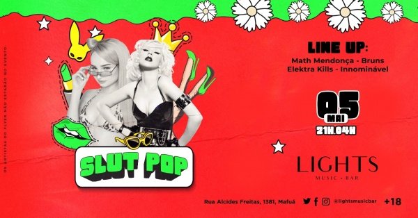 Lights Music Bar Slut Pop Em Teresina Sympla
