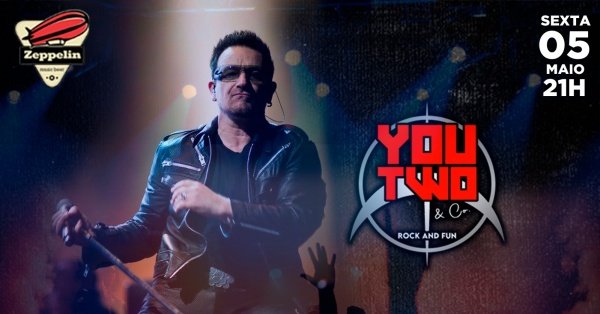 SHOW U2 COVER - YOU TWO & CO em Divinópolis - Sympla