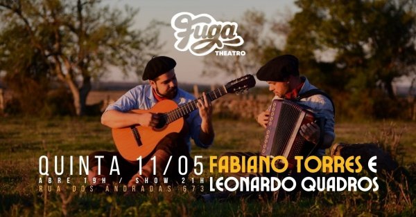 Fabiano Torres e Leonardo Quadros em Porto Alegre - Sympla