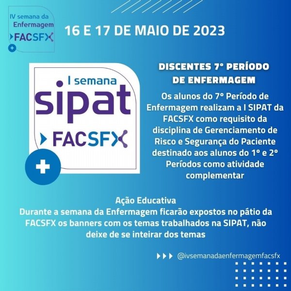 I Semana Interna de Prevenção de Acidentes do Trabalho - SIPAT em ...