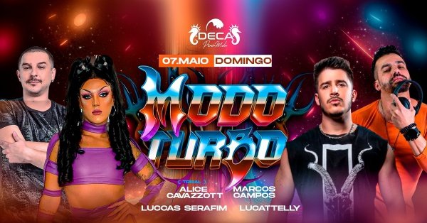 MODO TURBO - DOMINGO 07/05 em Florianópolis - Sympla