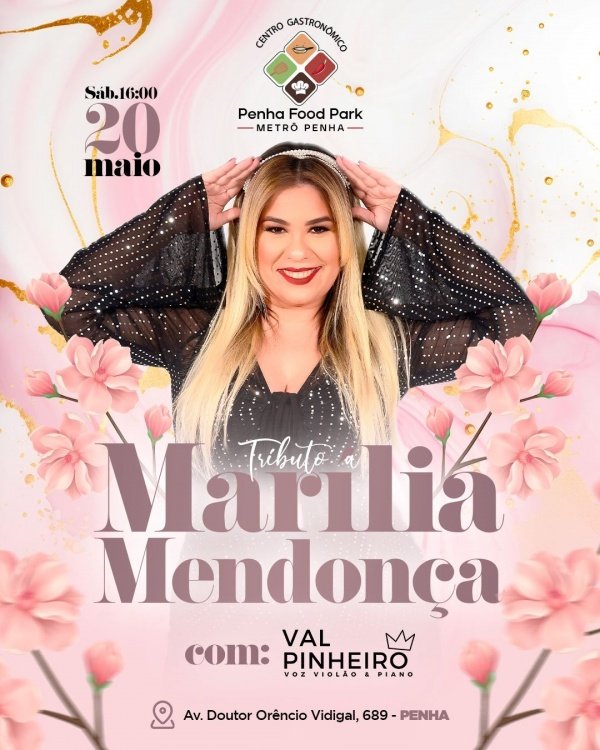 Tributo à Marília Mendonça (Val Pinheiro) em São Paulo - Sympla