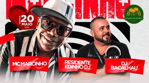 MC MARCINHO + DJ BACALHAU em Duque de Caxias - Sympla