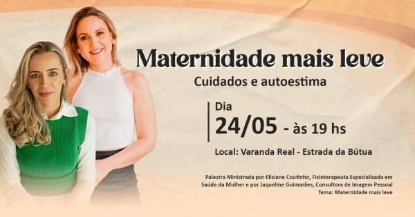 Maternidade mais leve em Itaguara - Sympla