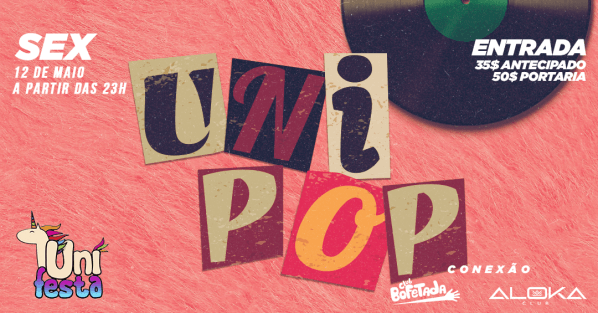 UNI POP OPEN BAR em São Paulo - Sympla