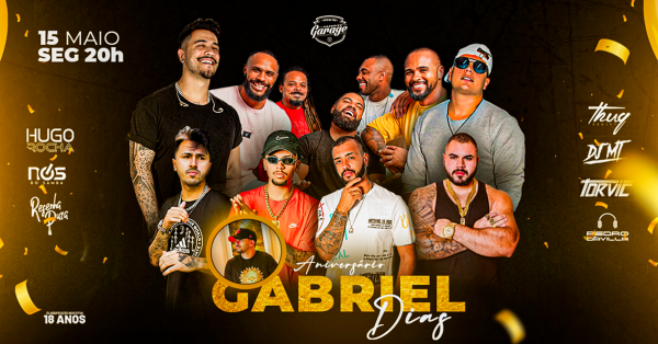 B-DAY GABRIEL DIAS em Teresópolis - Sympla