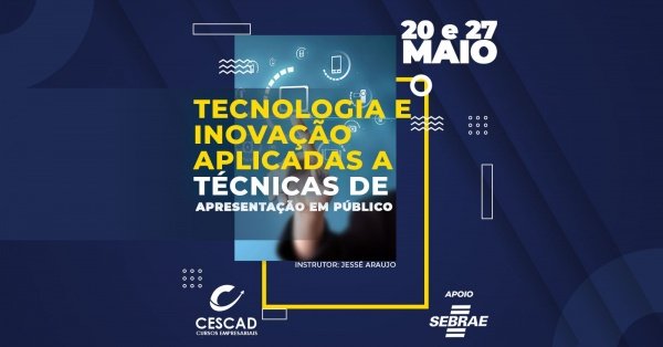 CURSO (PRESENCIAL) TECNOLOGIA E INOVAÇÃO APLICADAS A TECNICAS DE ...