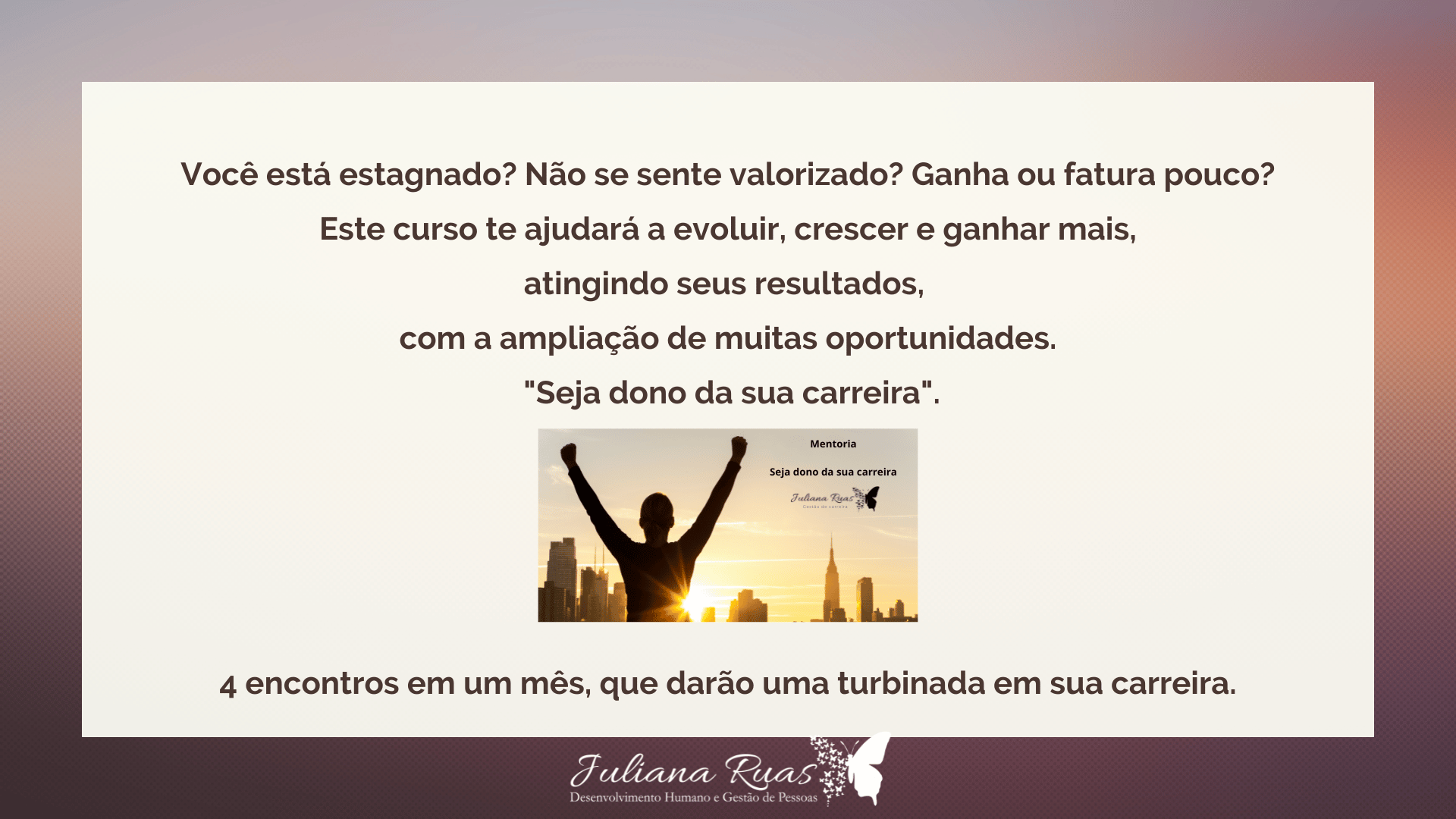 Seja dono da sua carreira - 2023 - online - Sympla