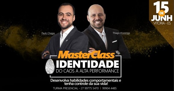 IDENTIDADE - Do Caos a alta Performance em Vitória - Sympla