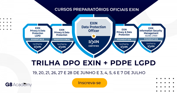 Cursos Preparatórios Oficiais: Trilha DPO + PDPE LGPD EXIN - online - Sympla