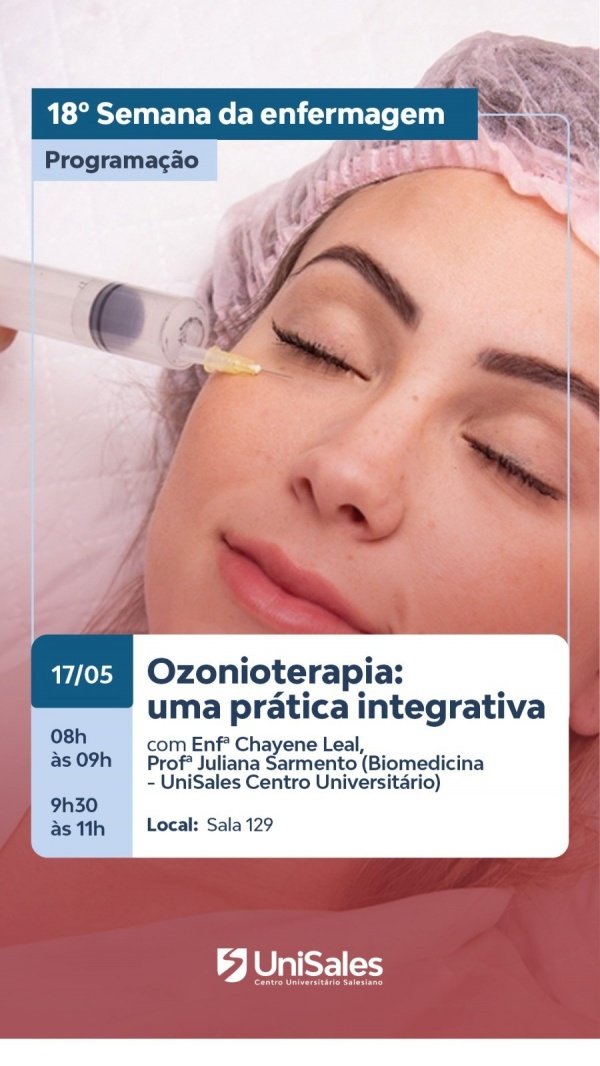 Ozonoterapia: uma prática integrativa em Vitória - Sympla