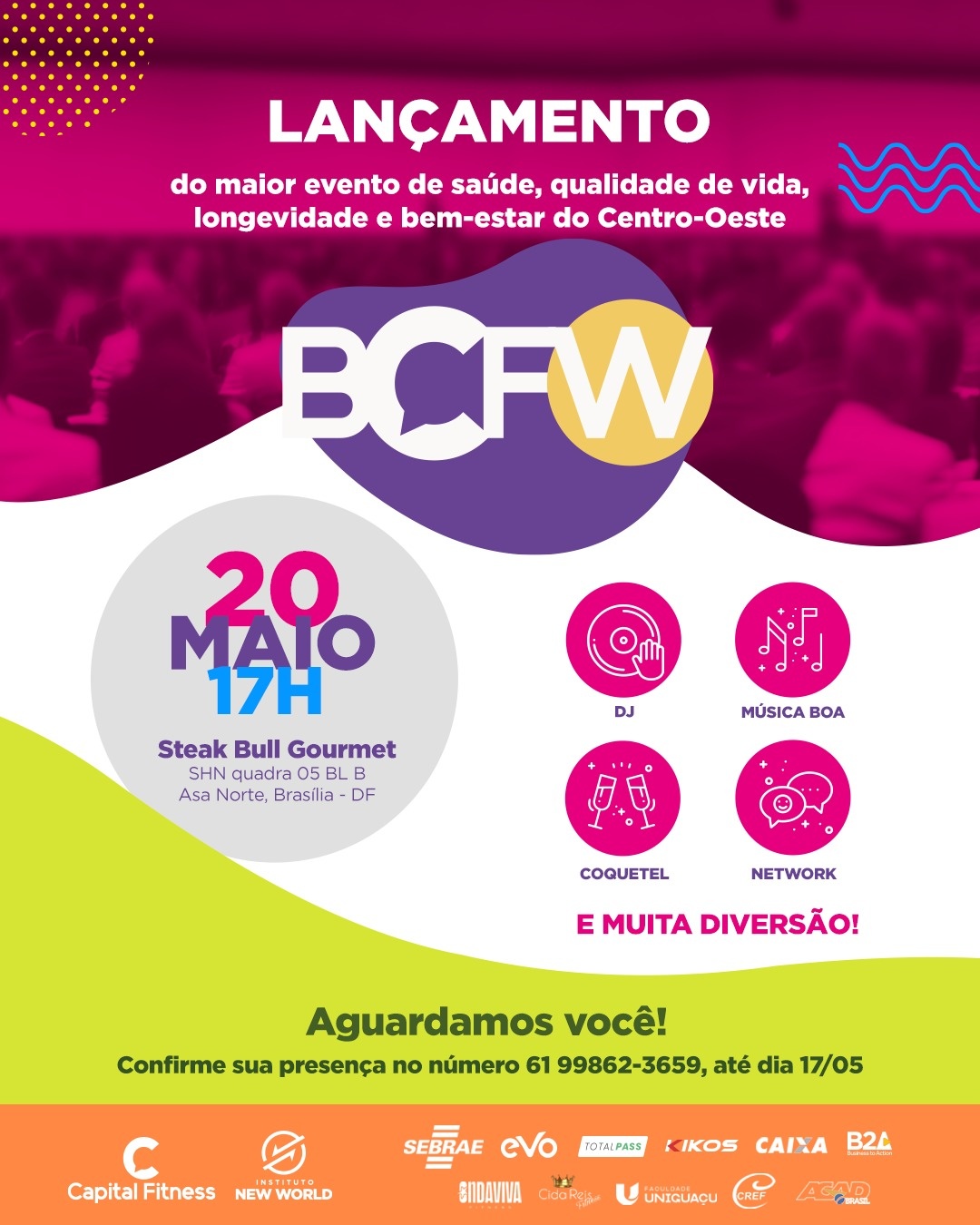LANÇAMENTO BCFW 2023 em Brasília - Sympla