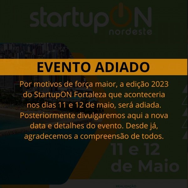 StartupON Fortaleza 2023 em Fortaleza - Sympla