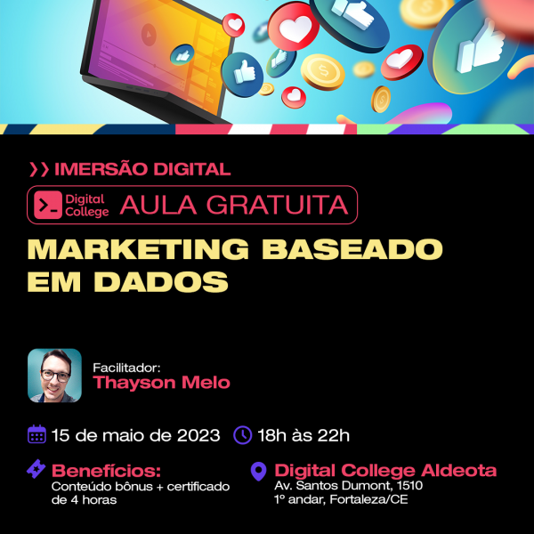 MARKETING BASEADO EM DADOS em Fortaleza - Sympla