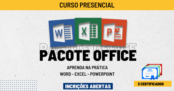 Curso Presencial - Pacote Office: Word, Excel e PowerPoint em Aparecida de Goiânia - Sympla