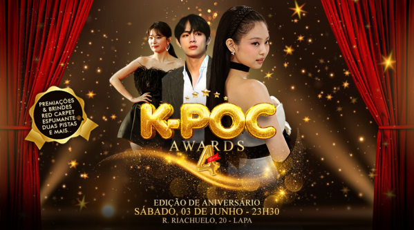 K-POC Awards | 4 anos! | Pista 100% KPOP | Pop & Funk | Red carpet e ...
