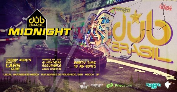 MIDNIGHT - DUB BRASIL em São Paulo - Sympla