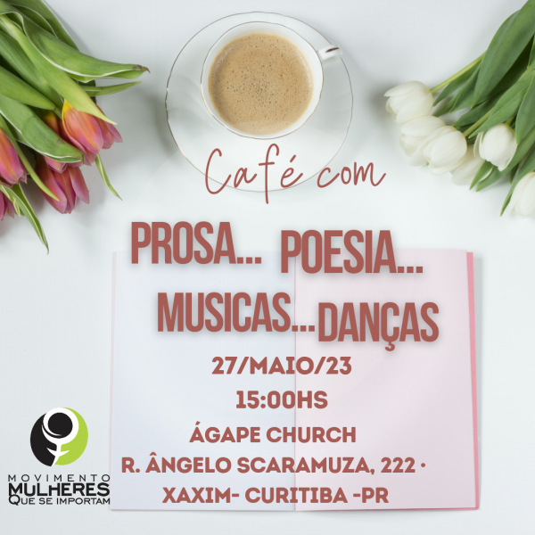 Café com prosa e poesia MMQSI em Curitiba - Sympla